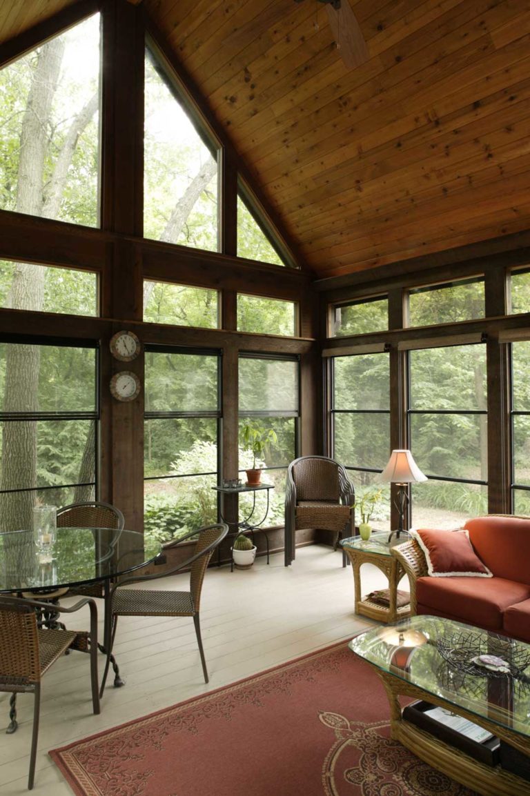 Private Wooded Oasis: Completely Remodeled Four Season Sunroom Addition ...