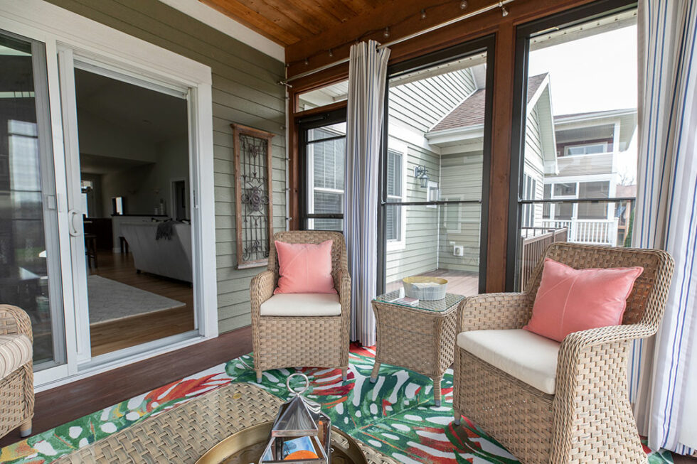 A Laundry Room, Basement Bathroom, And Stunning Three-Season Sunroom ...